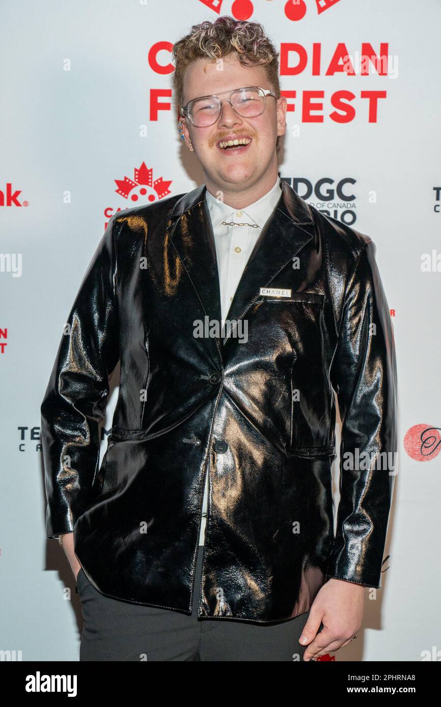 Toronto, Canada. 28th Mar, 2023. Luke Peters attends the “Streams Flow ...