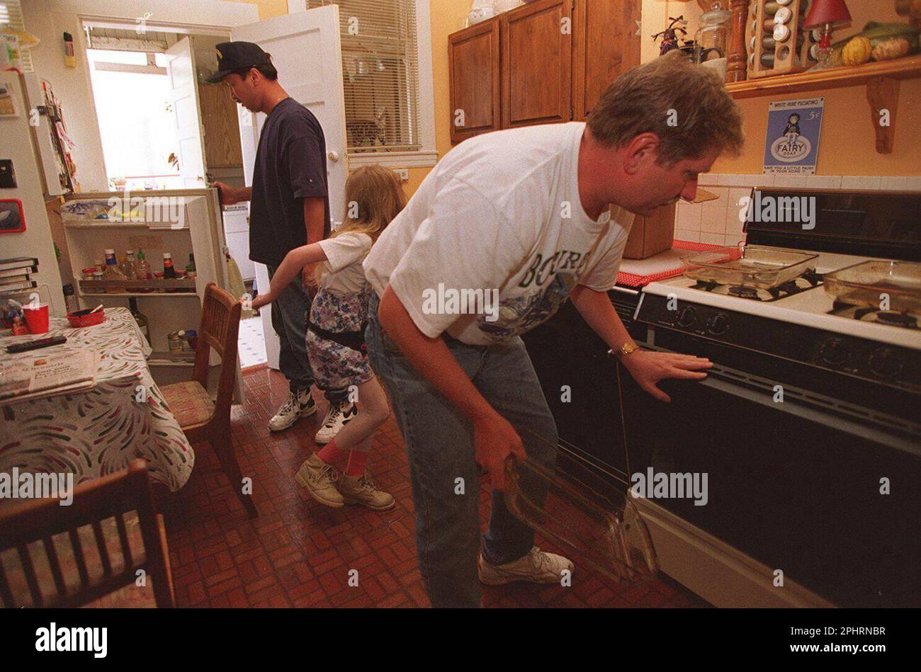 CASTRO 6/C/15APR96/SC/LS FROM RIGHT: DENNIS ZIEBELL, MEGAN MERRITT ...