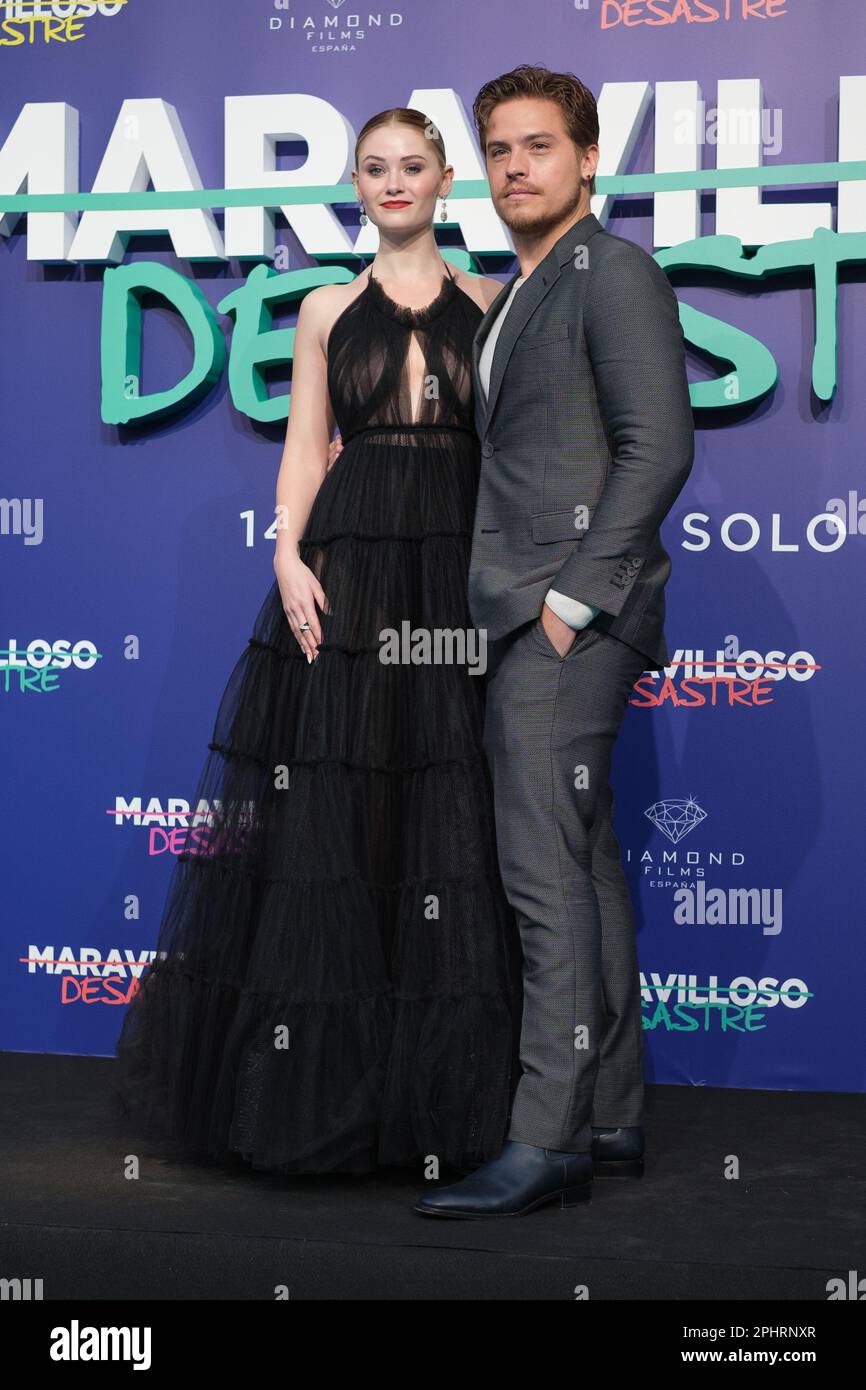 Madrid, Spain. 29th Mar, 2023. US Actor Dylan Sprouse and actress ...