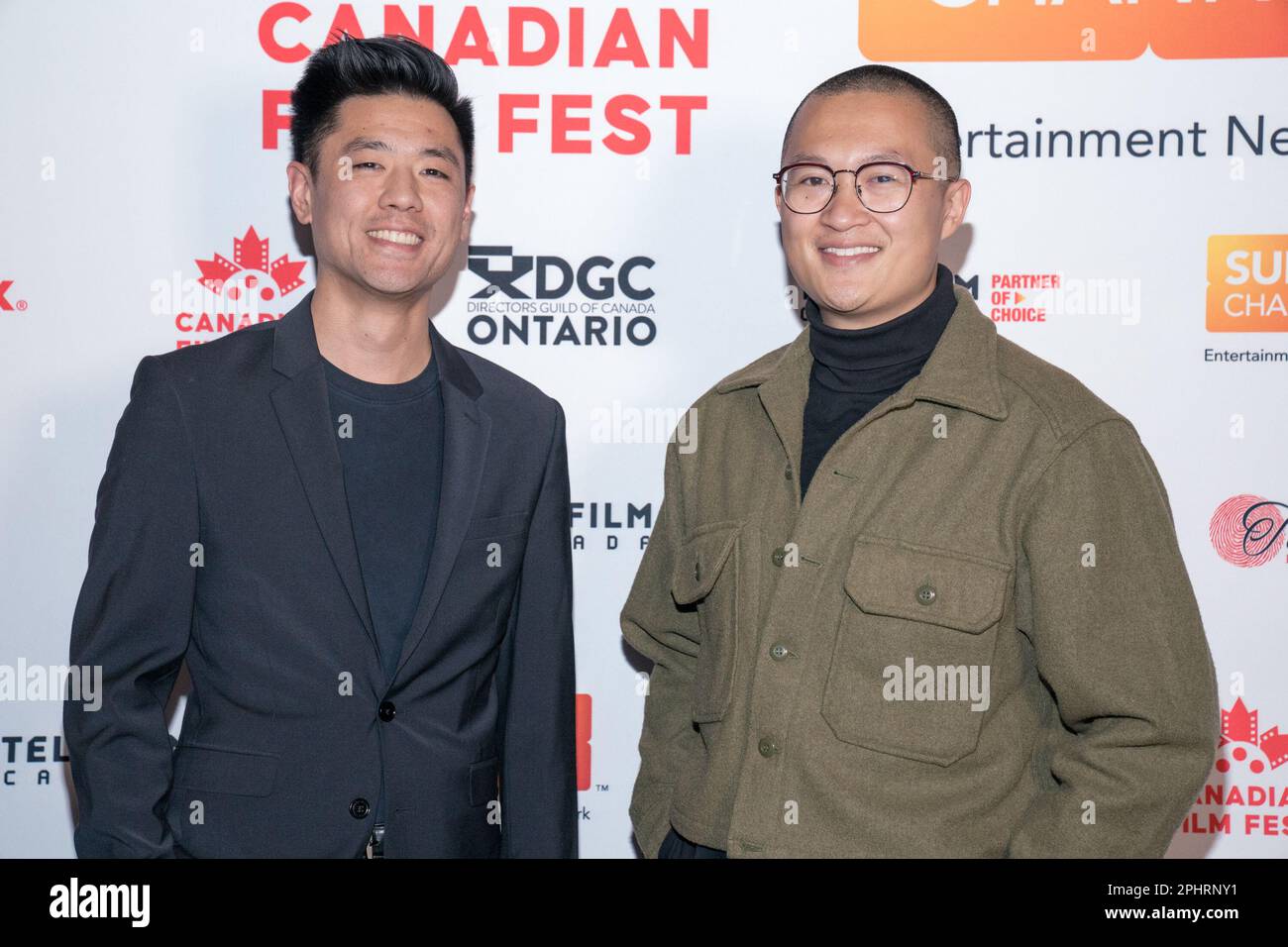 Toronto, Canada. 28th Mar, 2023. Christopher Yip and Allen Liu attend the “Streams Flow From A ...