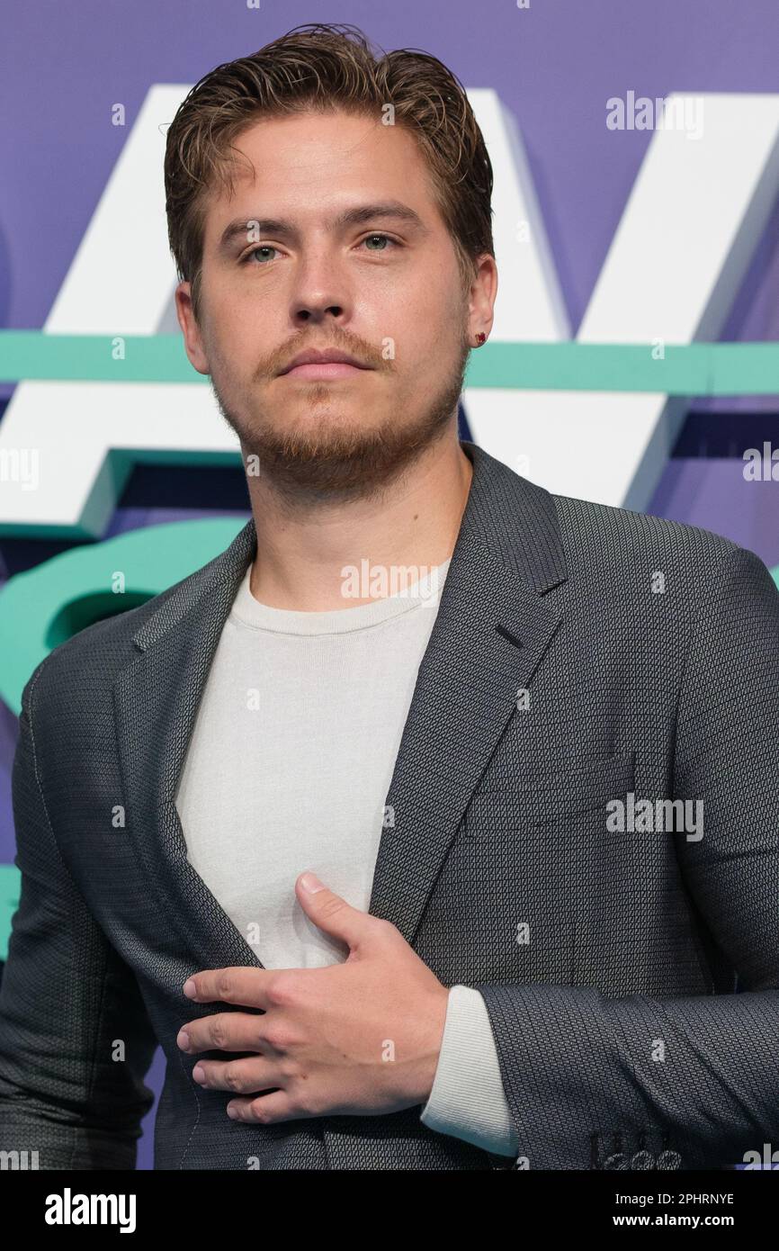 Madrid, Spain. 29th Mar, 2023. US Actor Dylan Sprouse Gardner attends ...