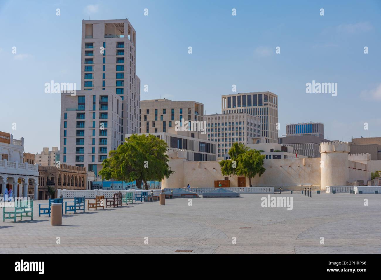 Al Koot Fort at Doha, Qatar Stock Photo - Alamy