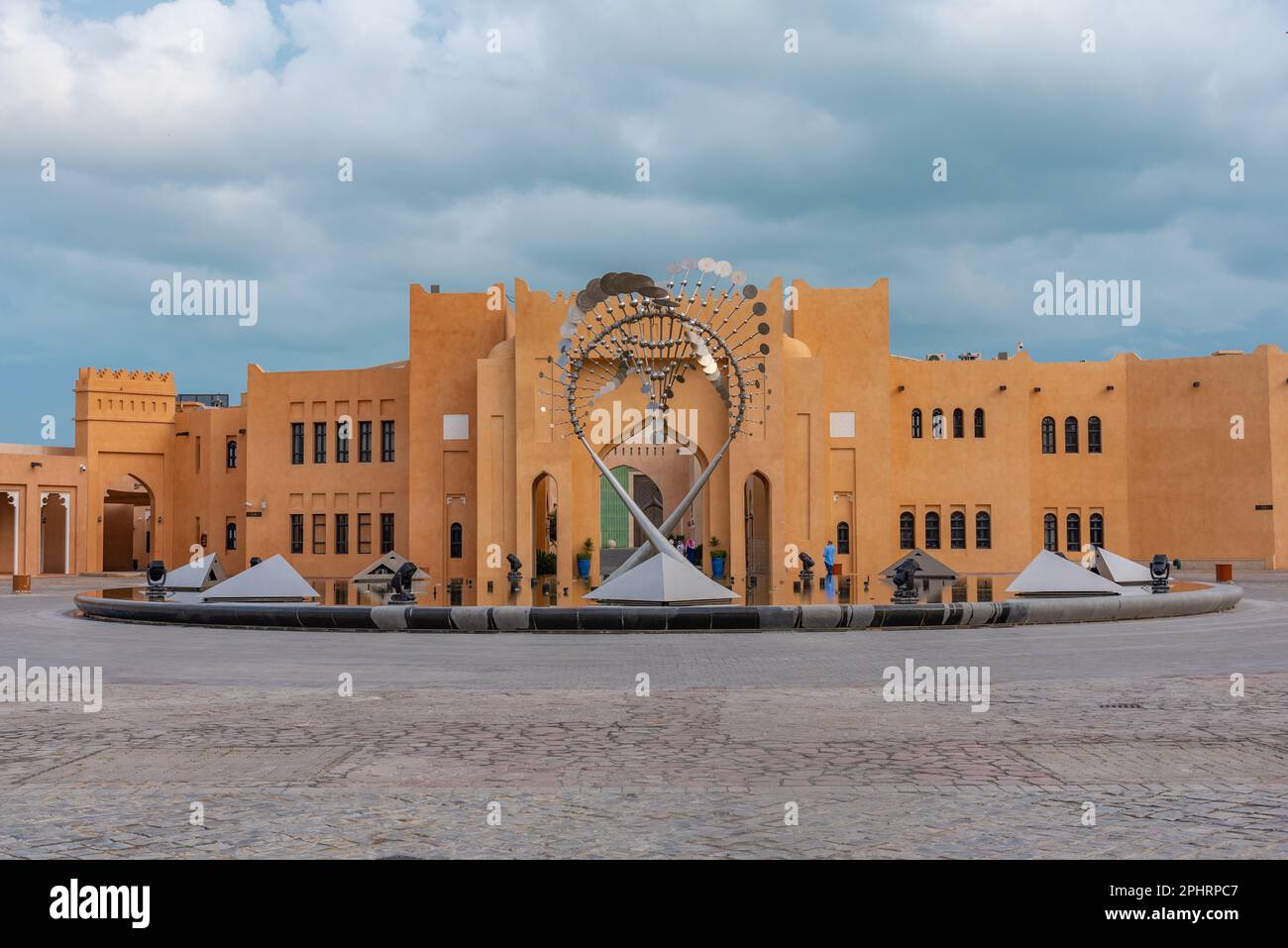View of the Katara cultural village in Doha, Qatar Stock Photo - Alamy