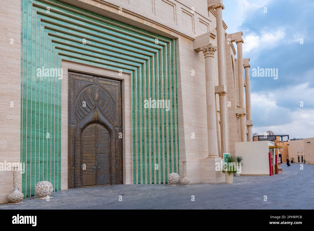 View of the Katara cultural village in Doha, Qatar Stock Photo - Alamy