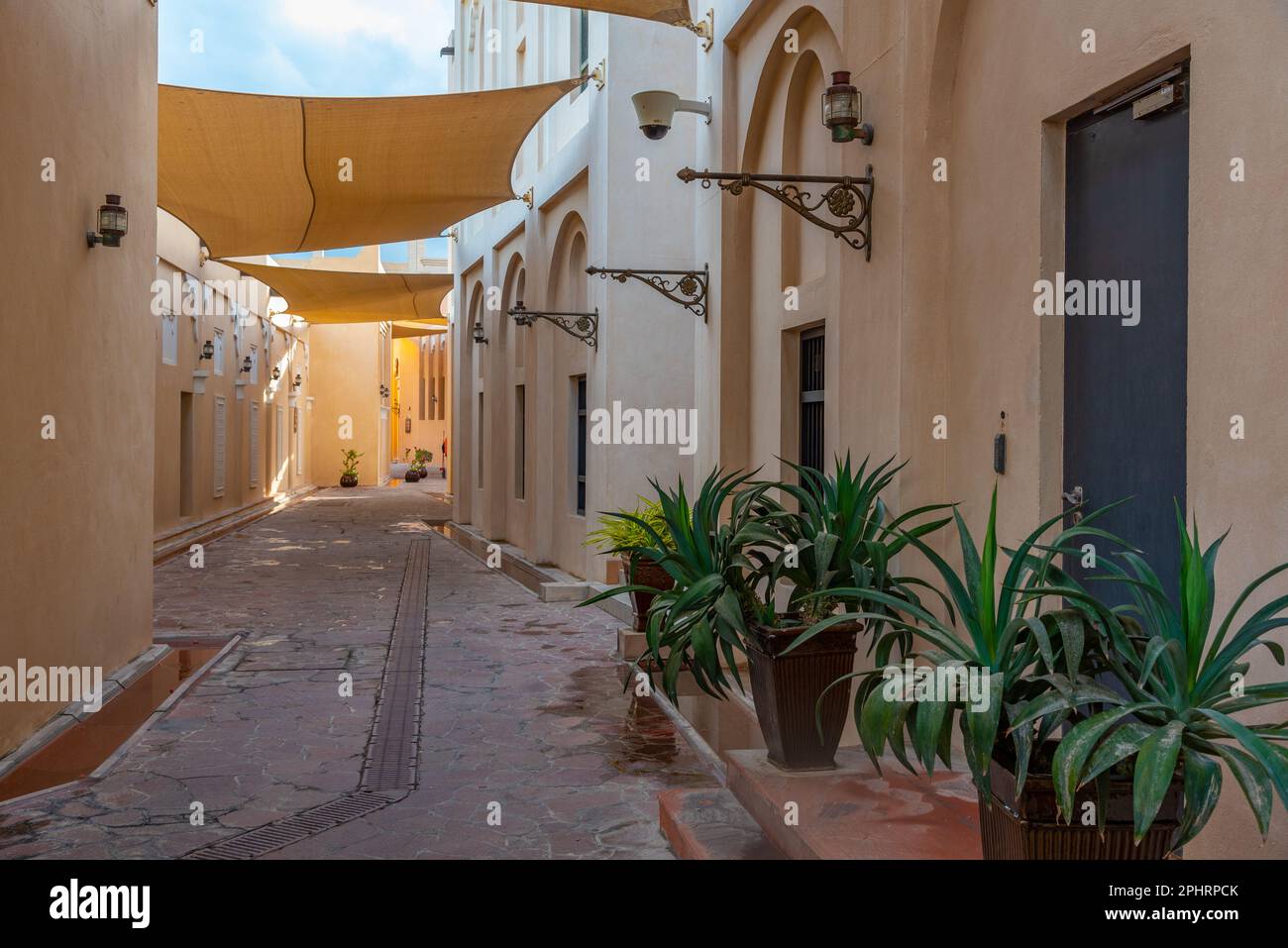 View of the Katara cultural village in Doha, Qatar Stock Photo - Alamy
