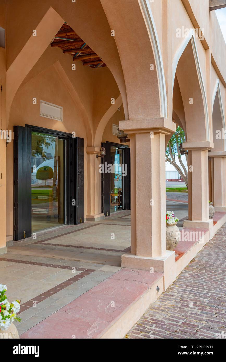 View of the Katara cultural village in Doha, Qatar Stock Photo - Alamy