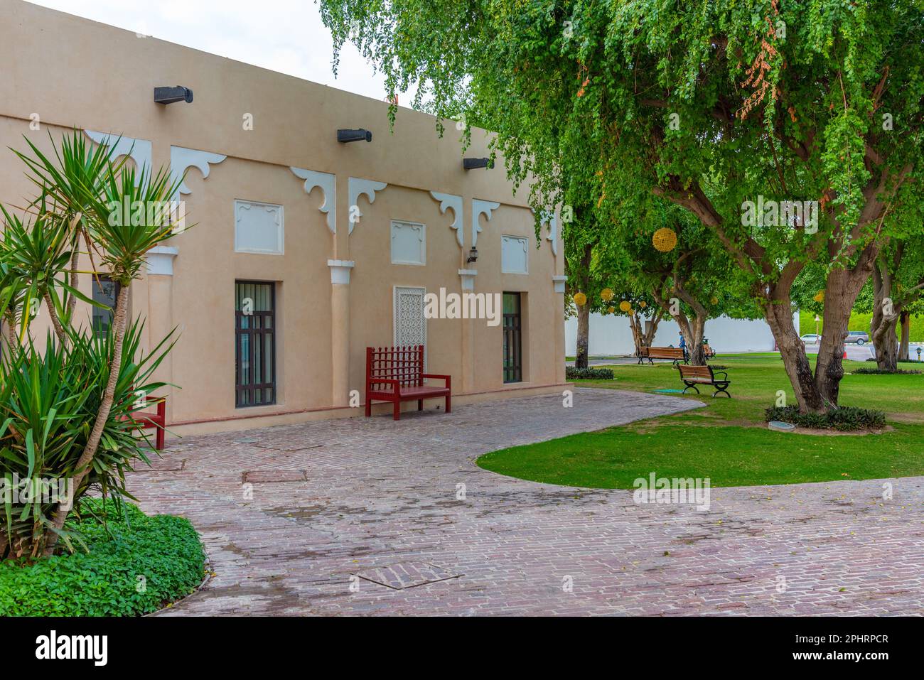 View of the Katara cultural village in Doha, Qatar Stock Photo - Alamy