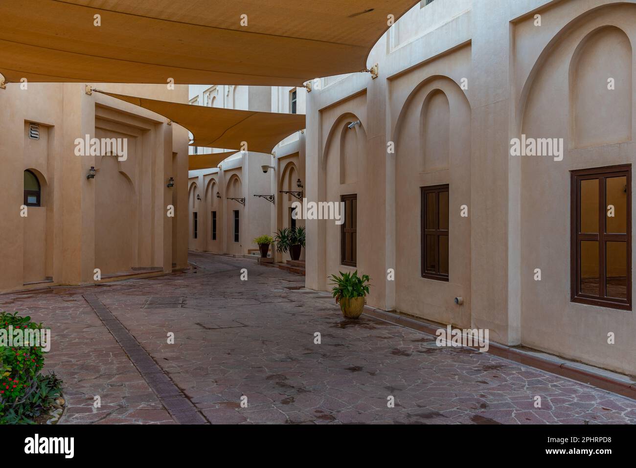 View of the Katara cultural village in Doha, Qatar Stock Photo - Alamy