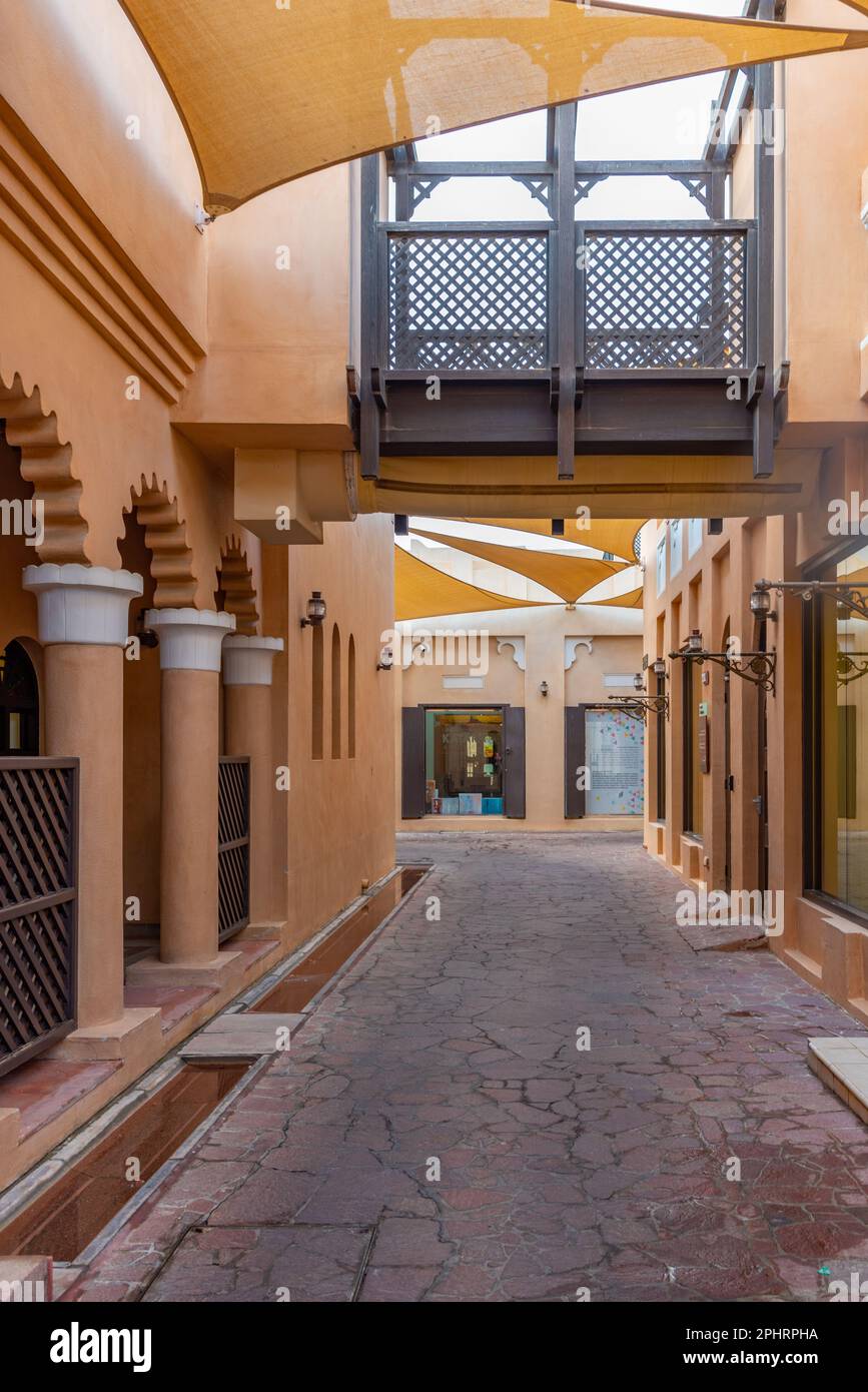 View of the Katara cultural village in Doha, Qatar Stock Photo - Alamy