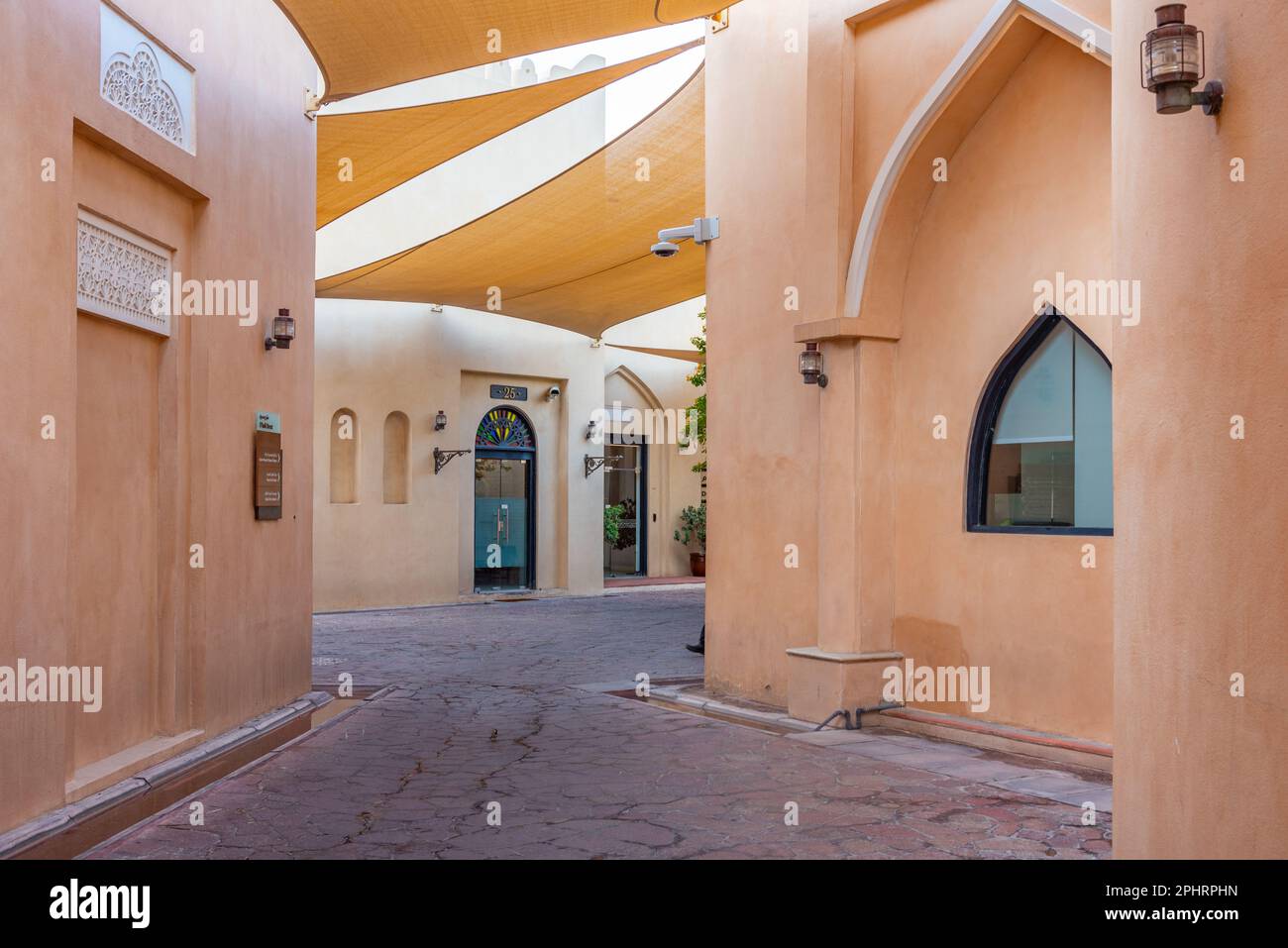 View of the Katara cultural village in Doha, Qatar Stock Photo - Alamy