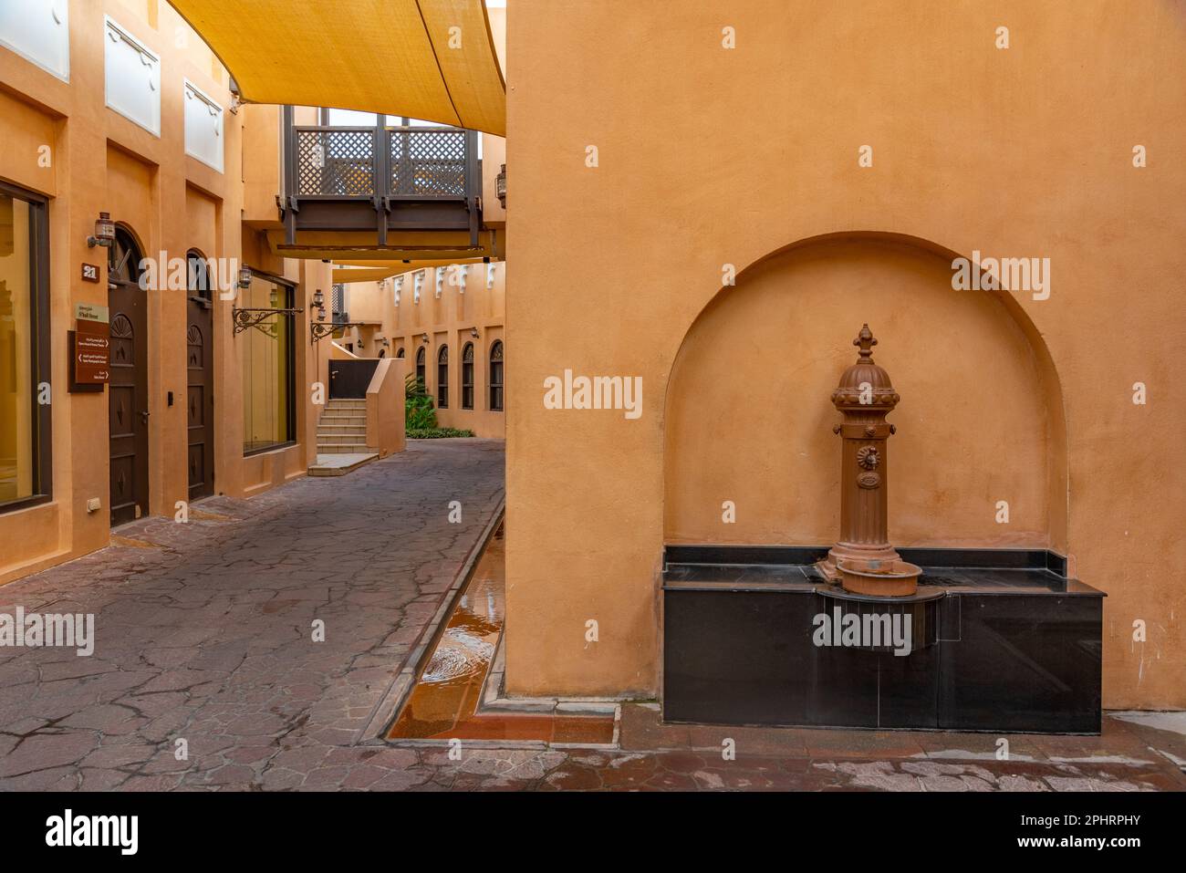 View of the Katara cultural village in Doha, Qatar Stock Photo - Alamy