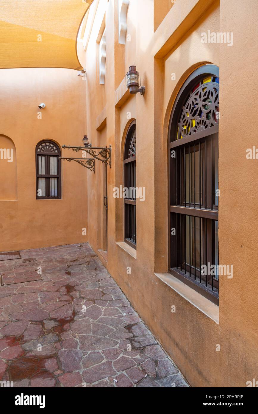 View of the Katara cultural village in Doha, Qatar Stock Photo - Alamy