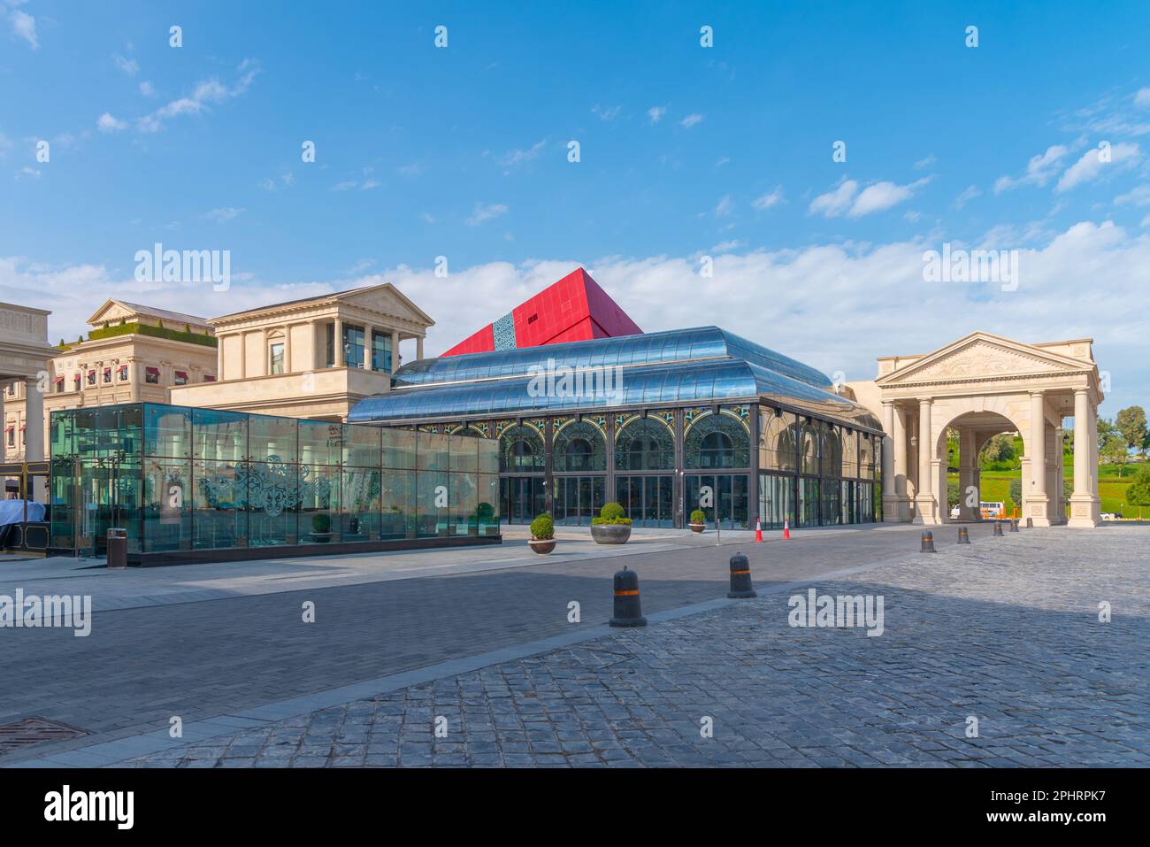 View of the Katara cultural village in Doha, Qatar Stock Photo - Alamy