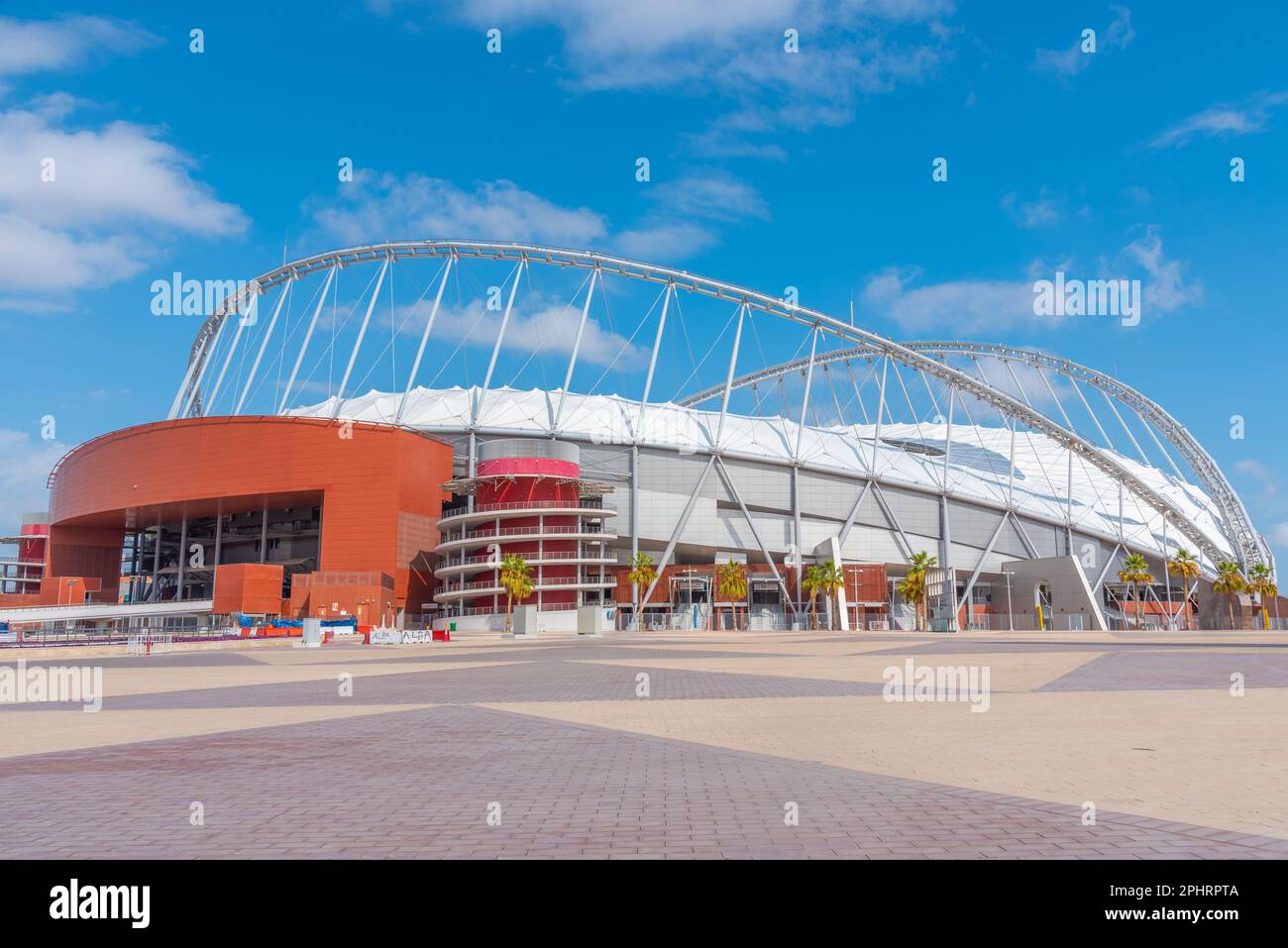 Khalifa International Stadium in Doha, Qatar Stock Photo - Alamy