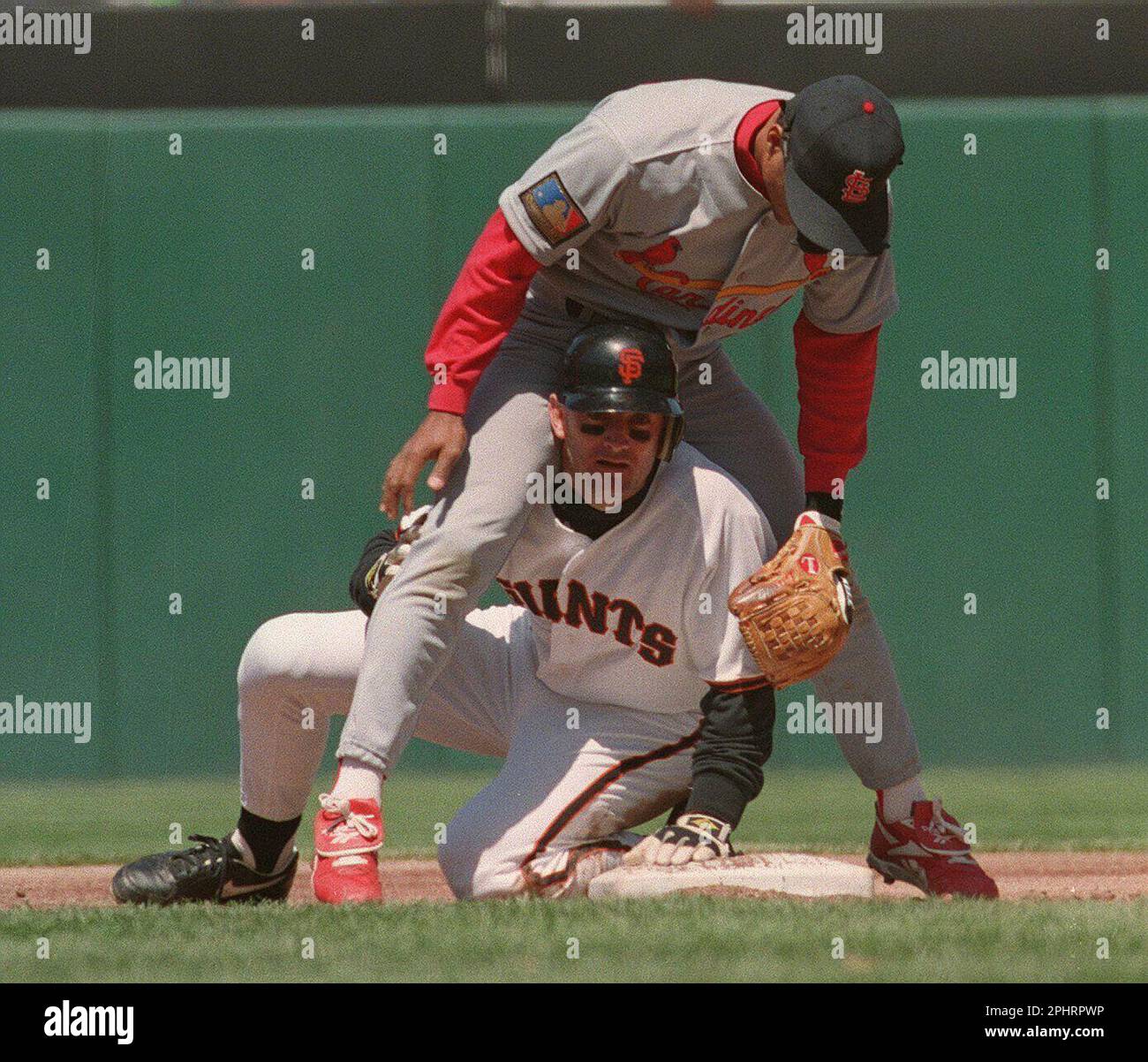 THOMPSON/B/10APR94/SP/LS ROBBY THOMPSON AND CARDINALS SECOND BASEMAN ...
