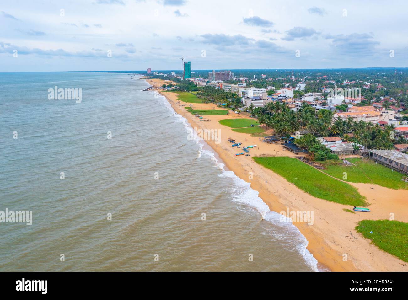 Aerial view of Negombo beach in Sri Lanka Stock Photo - Alamy