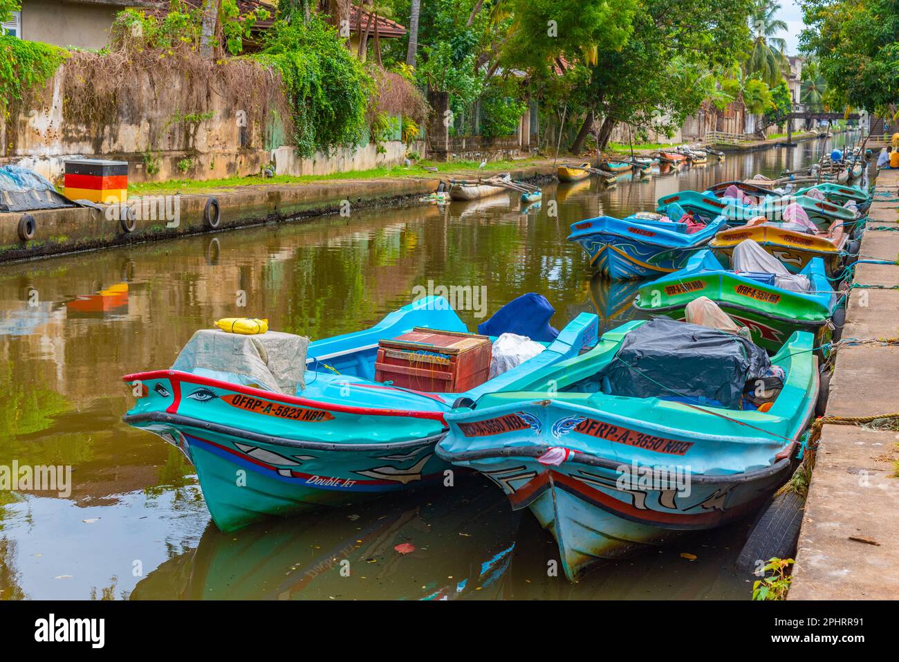 Sri lanka negombo dutch canal hi-res stock photography and images - Alamy