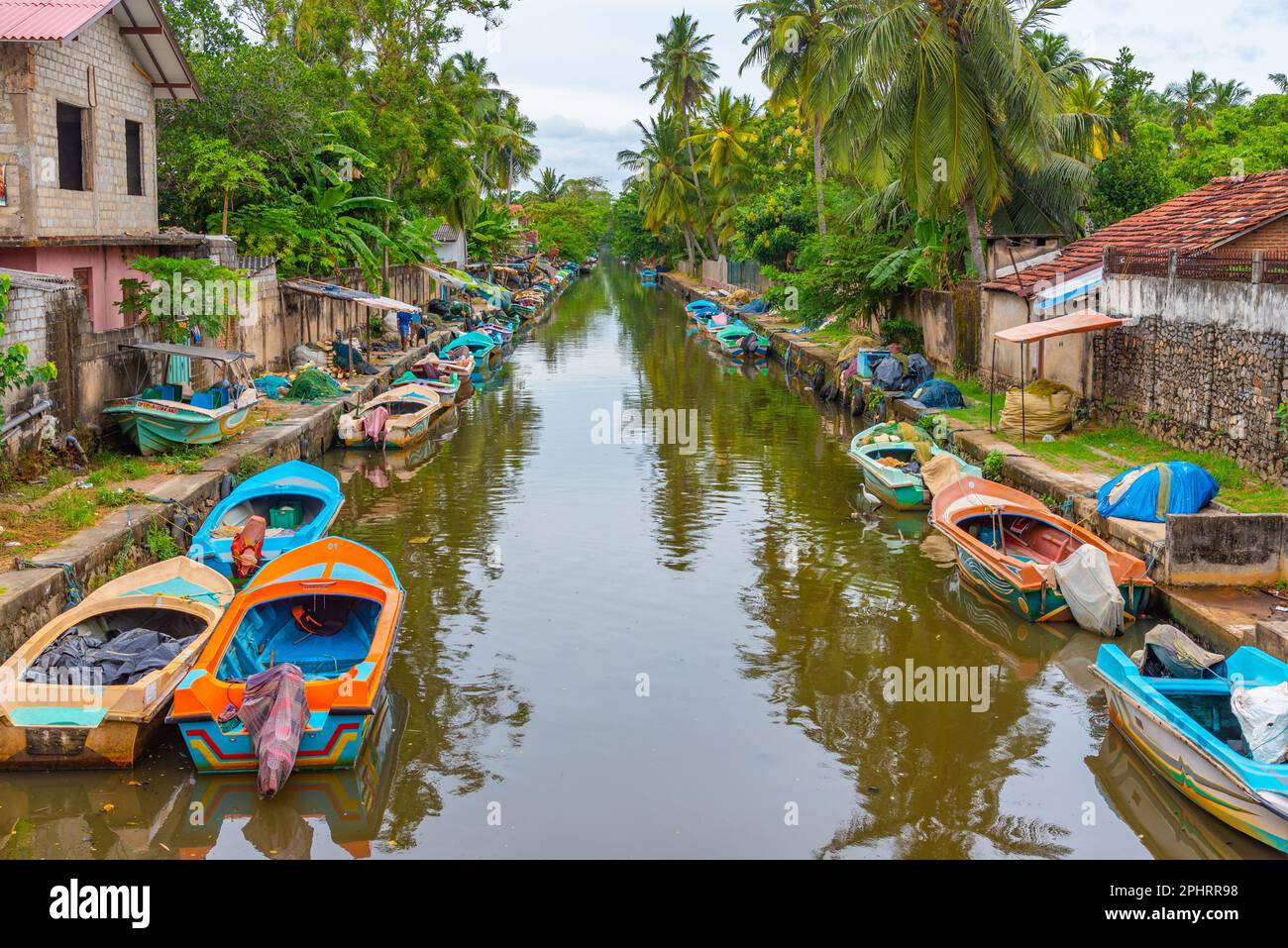 Negombo lagoon dutch canal hi-res stock photography and images - Alamy