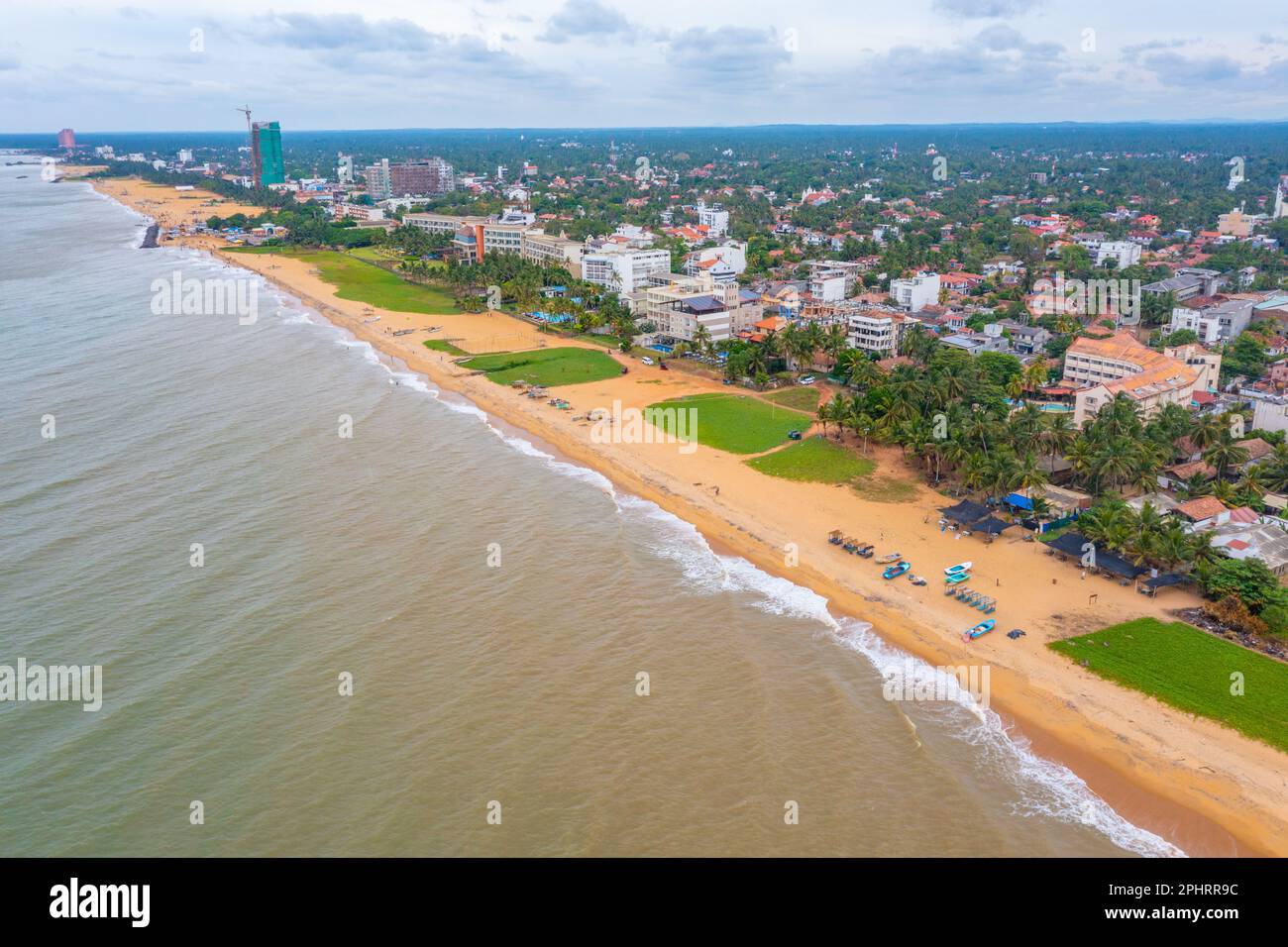 Aerial view of Negombo beach in Sri Lanka Stock Photo - Alamy