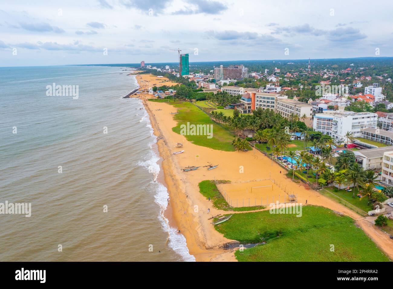 Aerial view of Negombo beach in Sri Lanka Stock Photo - Alamy