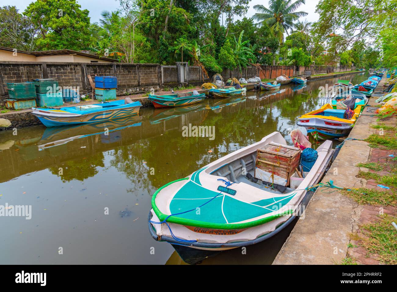 Negombo lagoon dutch canal hi-res stock photography and images - Alamy