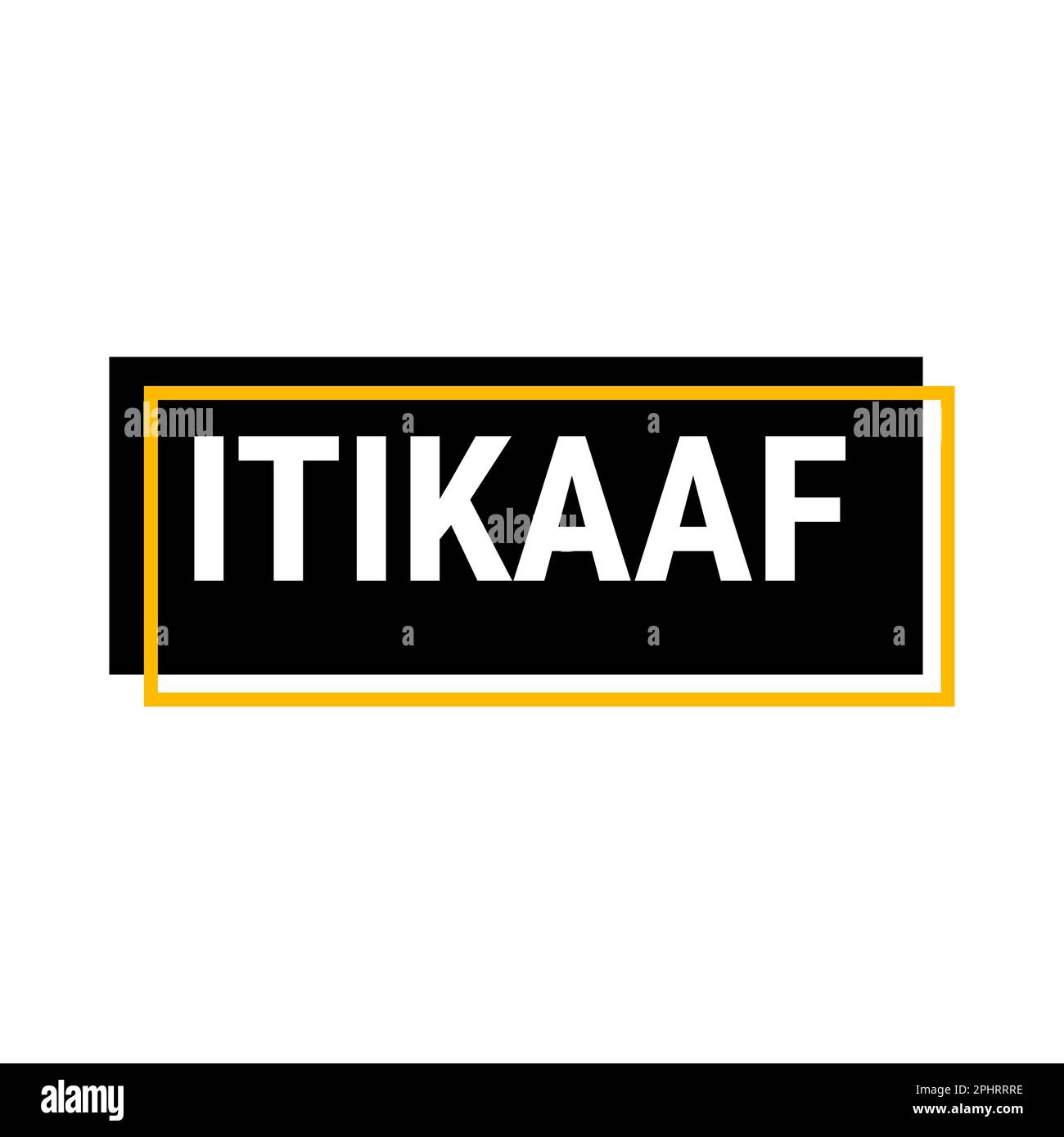 Itikaaf Black Vector Callout Banner with Information on Donations and ...