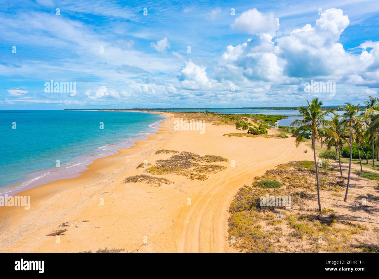 Aerial view of Kalpitiya beach in Sri Lanka Stock Photo - Alamy