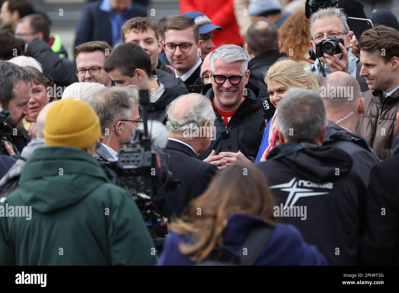 Berlin, Germany. 29th Mar, 2023. King Charles III and his wife Camilla ...