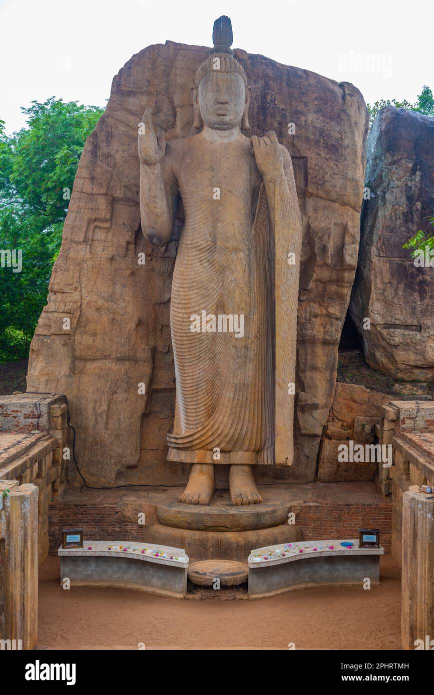 Aukana buddha statue in Sri Lanka Stock Photo - Alamy