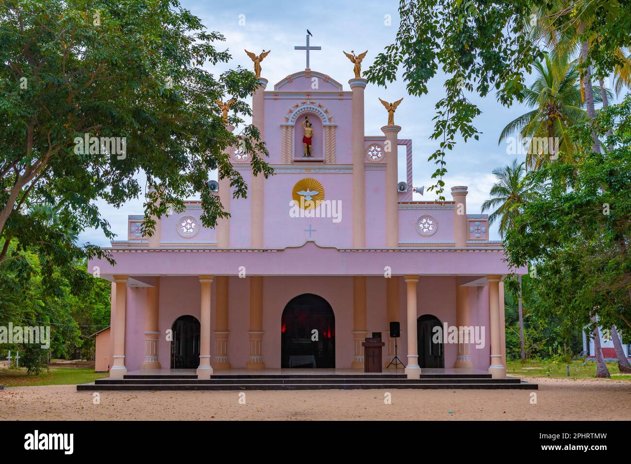 Saint Sebastian Church at Kudawa village in Sri Lanka Stock Photo - Alamy