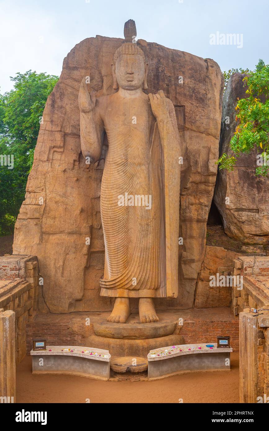 Aukana buddha statue in Sri Lanka Stock Photo - Alamy