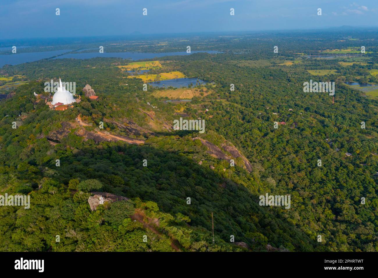 Aerial view of Mihintale buddhist site in Sri Lanka Stock Photo - Alamy