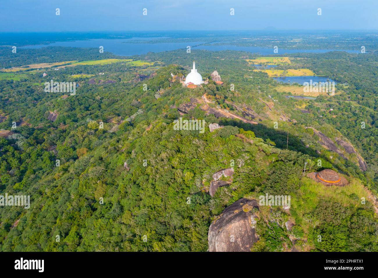 Aerial view of Mihintale buddhist site in Sri Lanka Stock Photo - Alamy