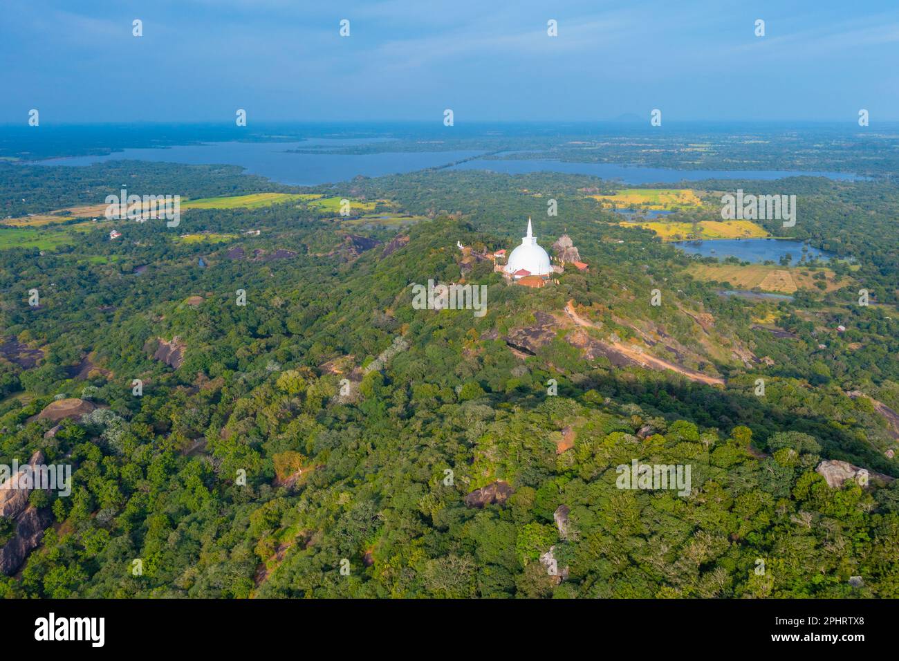 Aerial view of Mihintale buddhist site in Sri Lanka Stock Photo - Alamy