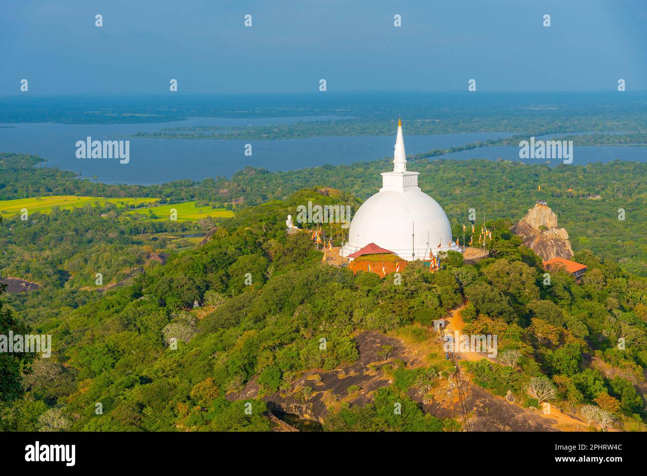 Aerial view of Mihintale buddhist site in Sri Lanka Stock Photo - Alamy