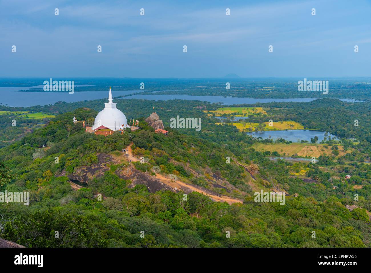 Aerial view of Mihintale buddhist site in Sri Lanka Stock Photo - Alamy