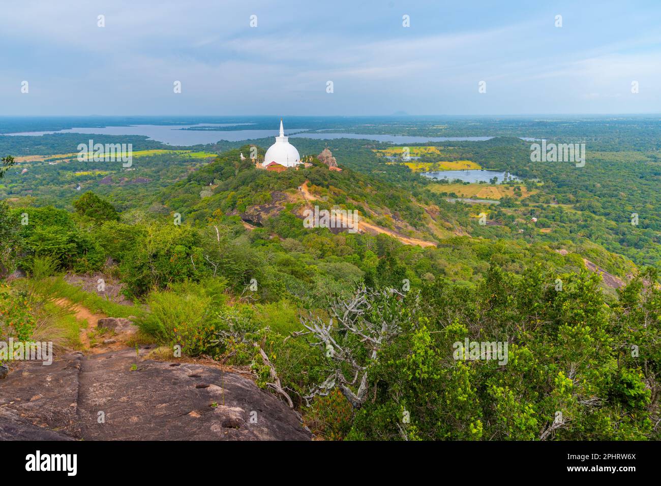 Aerial view of Mihintale buddhist site in Sri Lanka Stock Photo - Alamy