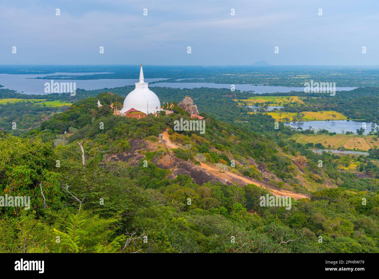 Aerial view of Mihintale buddhist site in Sri Lanka Stock Photo - Alamy