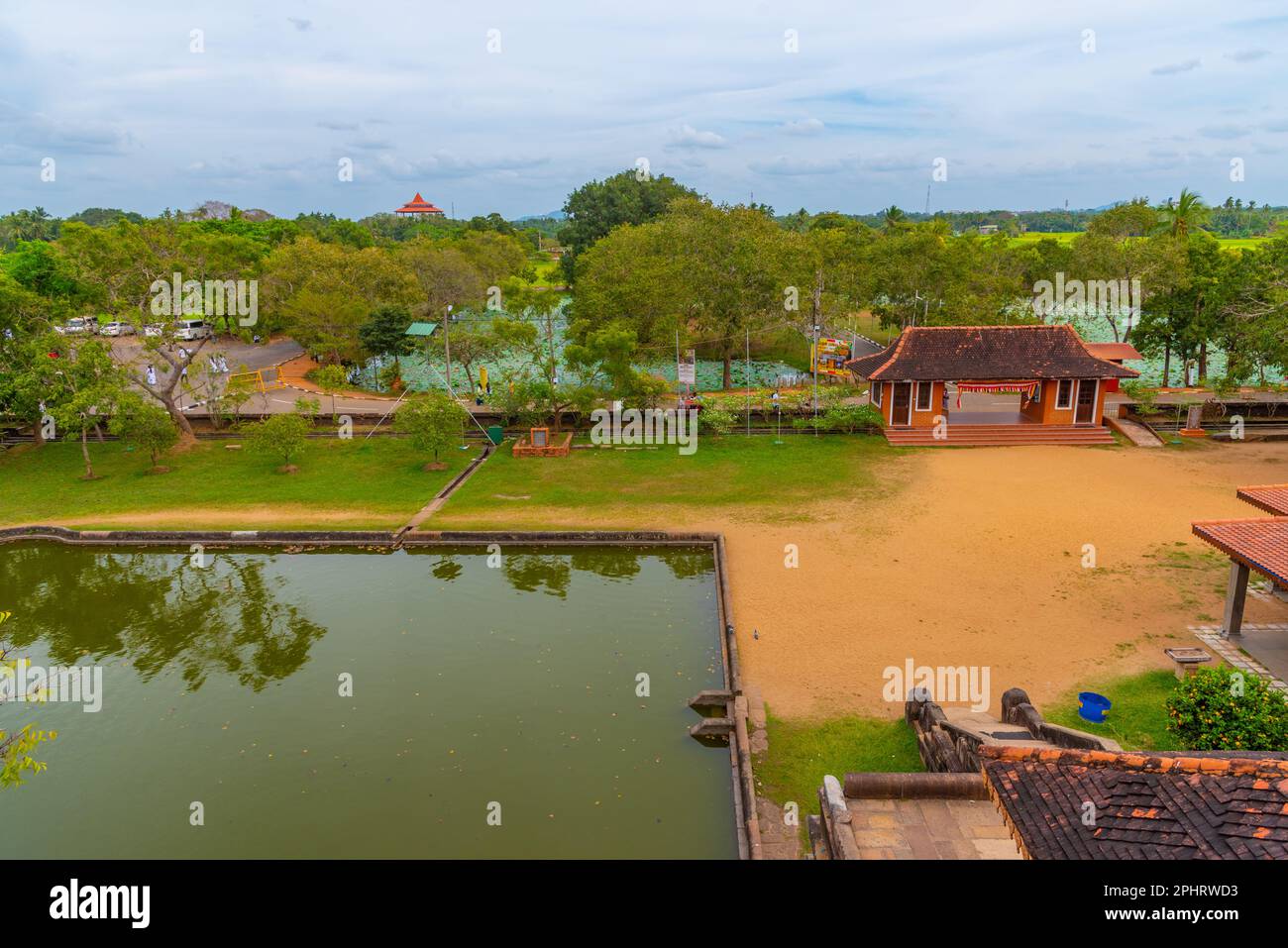 Isurumuniya Rajamaha Viharaya temple near Anuradhapura at Sri Lanka ...