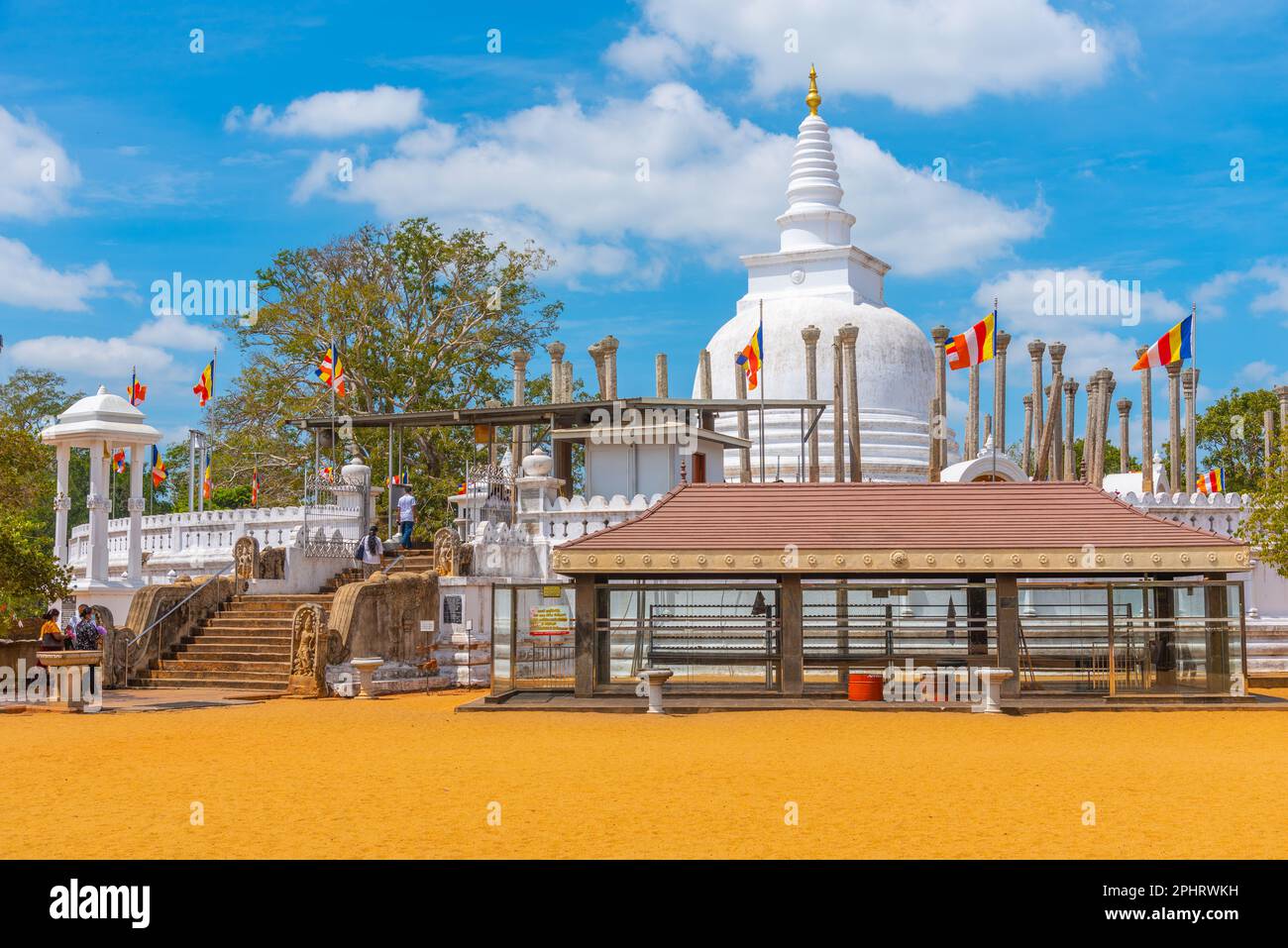 Thuparamaya Dagaba at Anuradhapura at Sri Lanka Stock Photo - Alamy