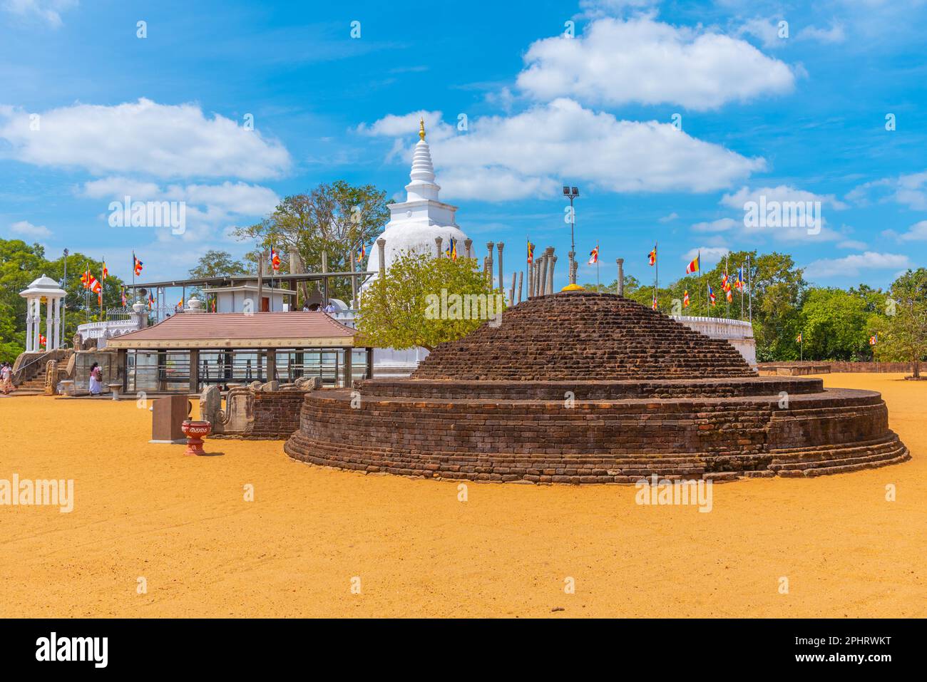 Thuparamaya Dagaba at Anuradhapura at Sri Lanka Stock Photo - Alamy
