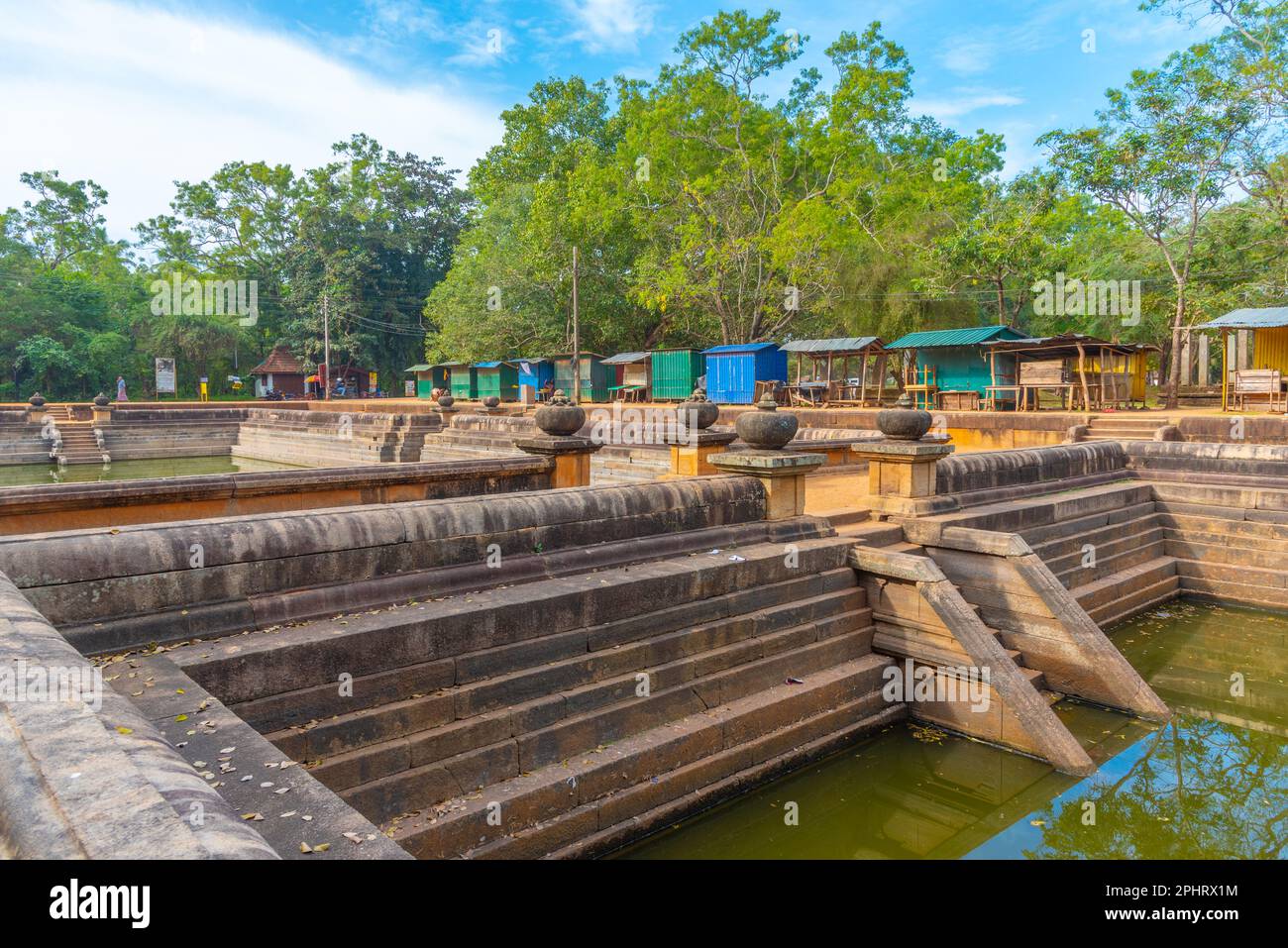 Kuttam Pokuna double pond at Annuradhapura in Sri Lanka Stock Photo - Alamy