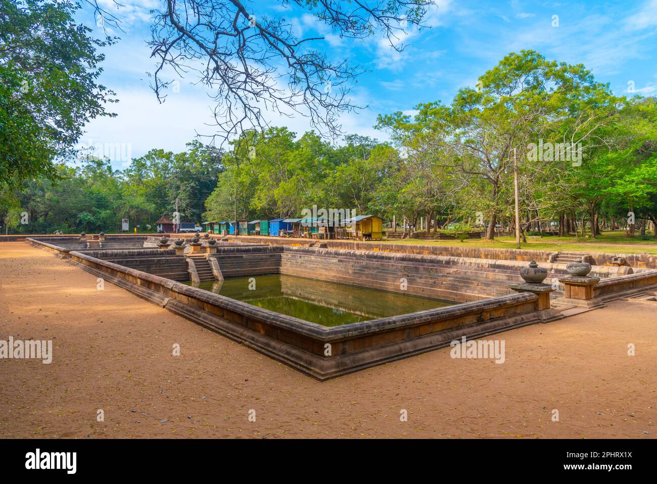 Kuttam Pokuna double pond at Annuradhapura in Sri Lanka Stock Photo - Alamy
