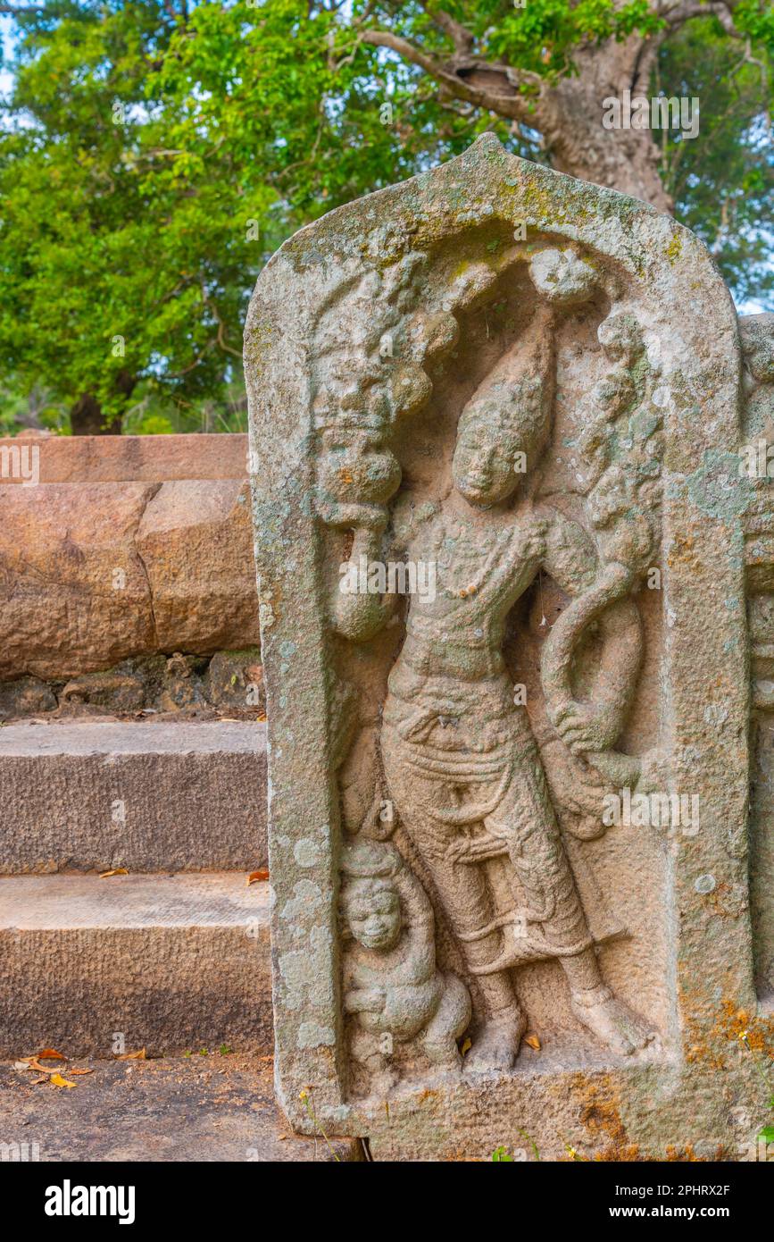 Ancient carving at Anuradhapura cultural sight in Sri lanka Stock Photo ...