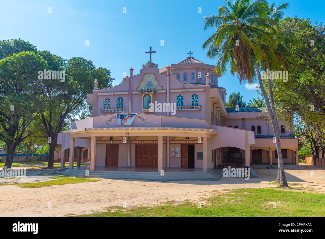 Saint Thomas church at Point Pedro, Sri Lanka Stock Photo - Alamy