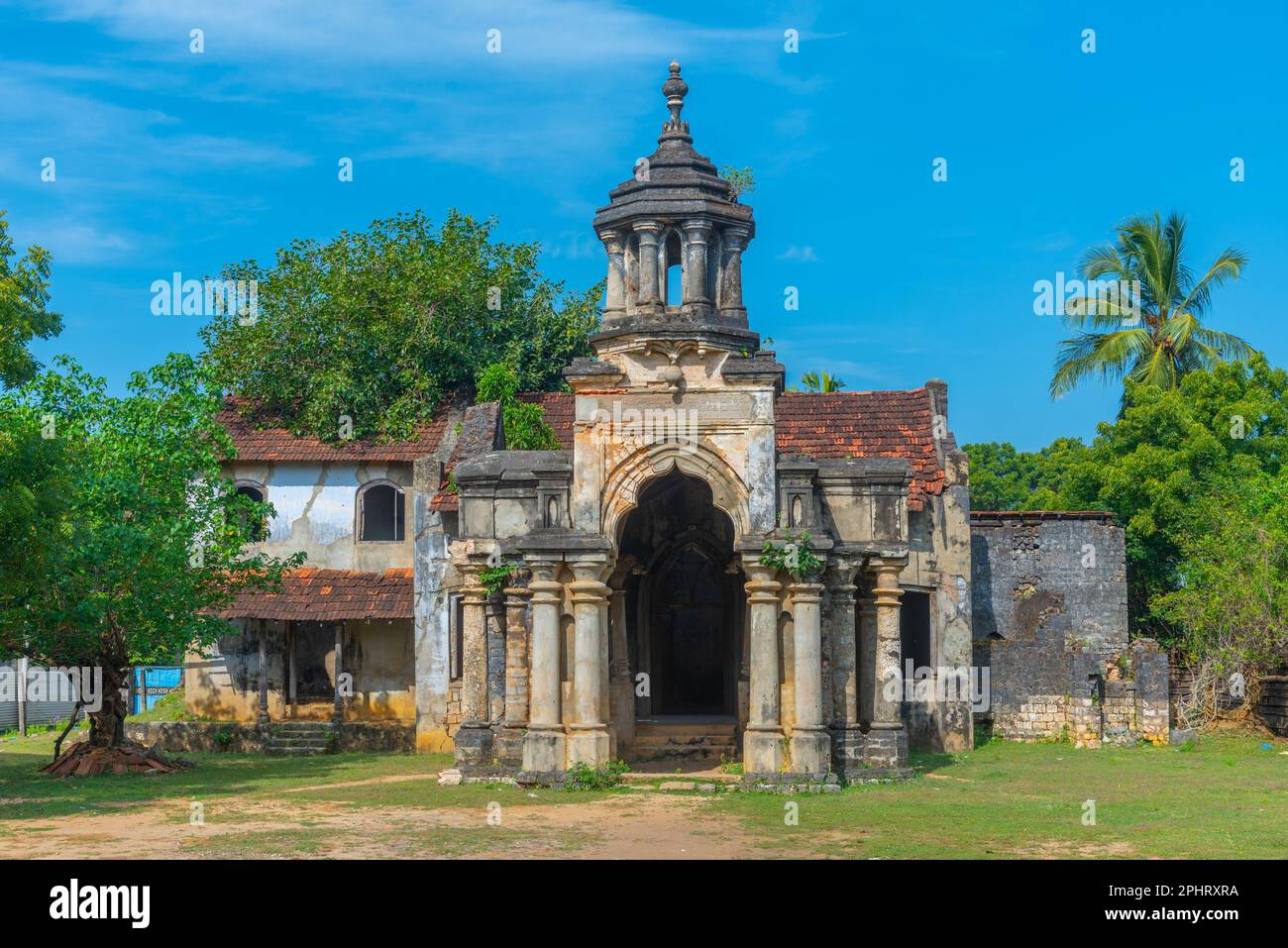 Ruins of King Sangiliyan's Minister's Residence at Jaffna, Sri Lanka ...
