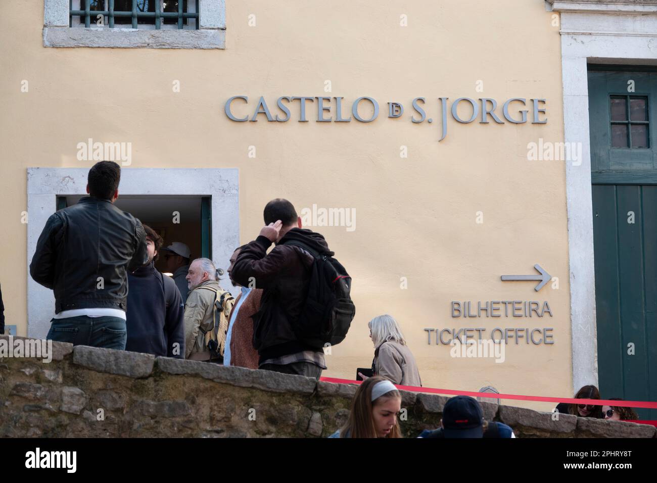 Image of the entrance and portico of the Castle of Saint George in ...
