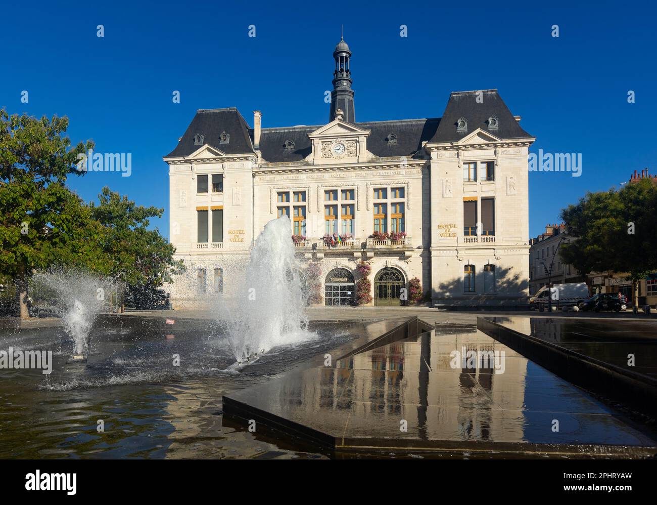 Old town of montlucon hi-res stock photography and images - Alamy