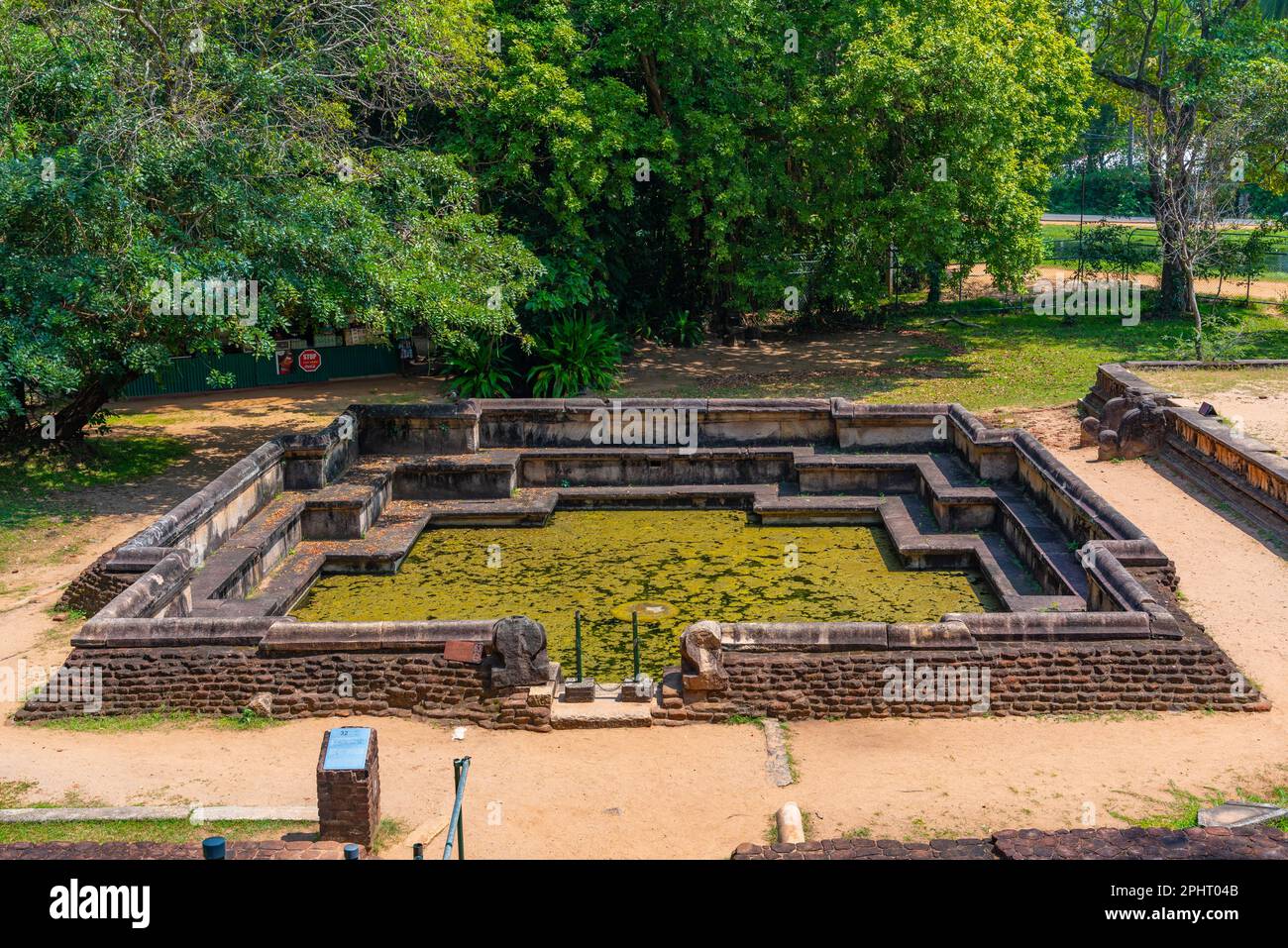 Bathing pool at the royal palace at Polonnaruwa, Sri Lanka Stock Photo ...