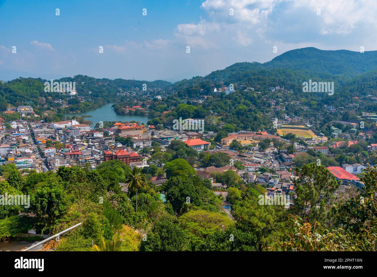 Aerial view of Kandy, Sri Lanka Stock Photo - Alamy